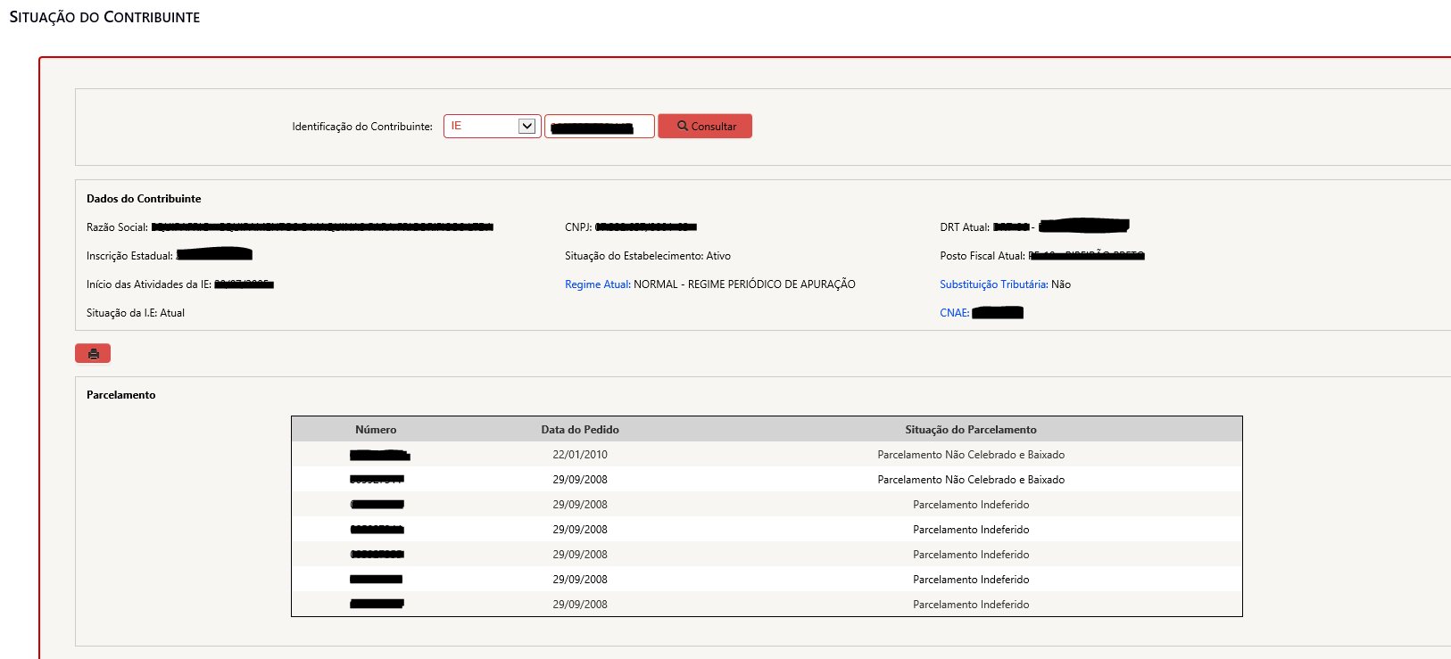 Como consultar a situação do contribuinte
